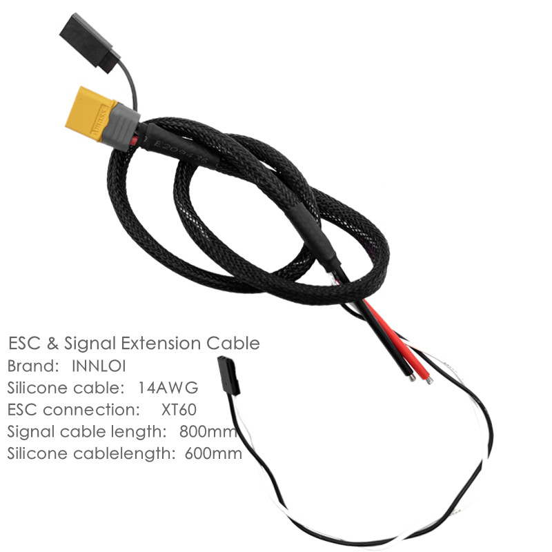 INNLOI DIY Drone ESC Extension Cord Signal Cable Custom Made Wire PWM ...