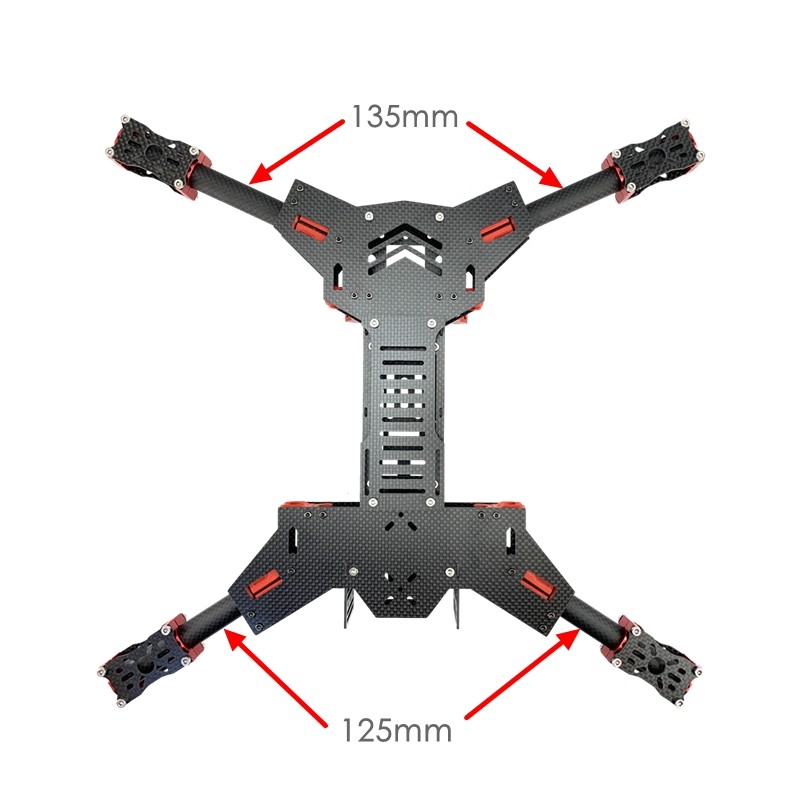 INNLOI DIY H450 Drone Frame 440mm Folding Carbon Quad Copter Frame ...
