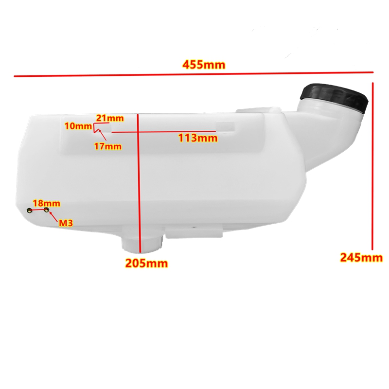 INNLOI DIY 10KG 10L Agricultural Drone Spray Water Tank HDPE Material Pesticide Box STORAGE TANK ...