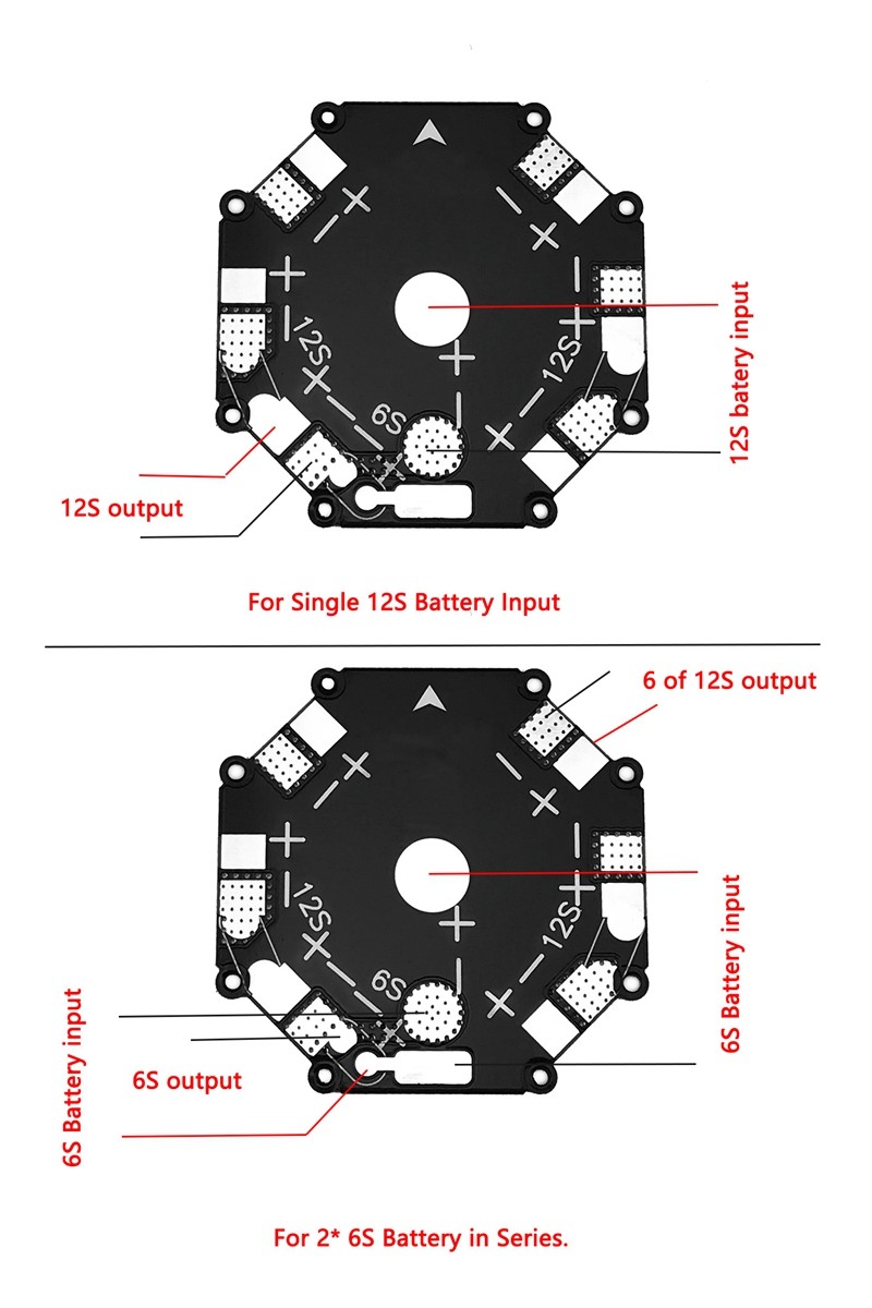 INNLOI Power Distribution Board 200 300A Large Current with XT60 PDB ...