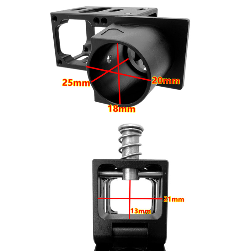 Red Folding Aluminum Connector Collapsible 18mm Drone Fold Kit Umbrella ...