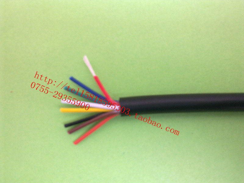 ESHENG PAI UL2464 26AWG 8C 8芯PVC柔软护套线 信号线200米