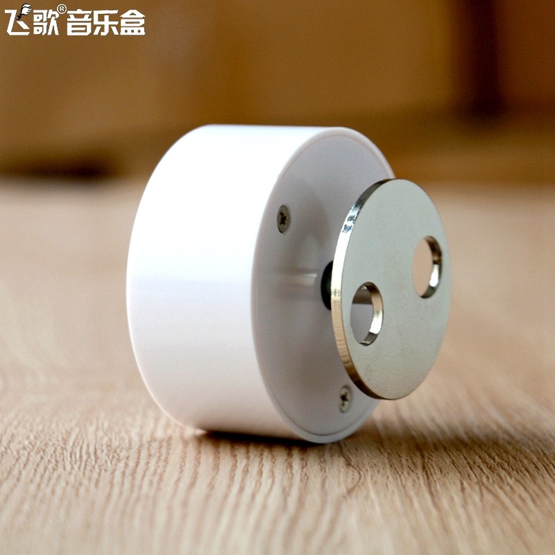 18-tone clockwork center turn round clay rotating music box Music box ...