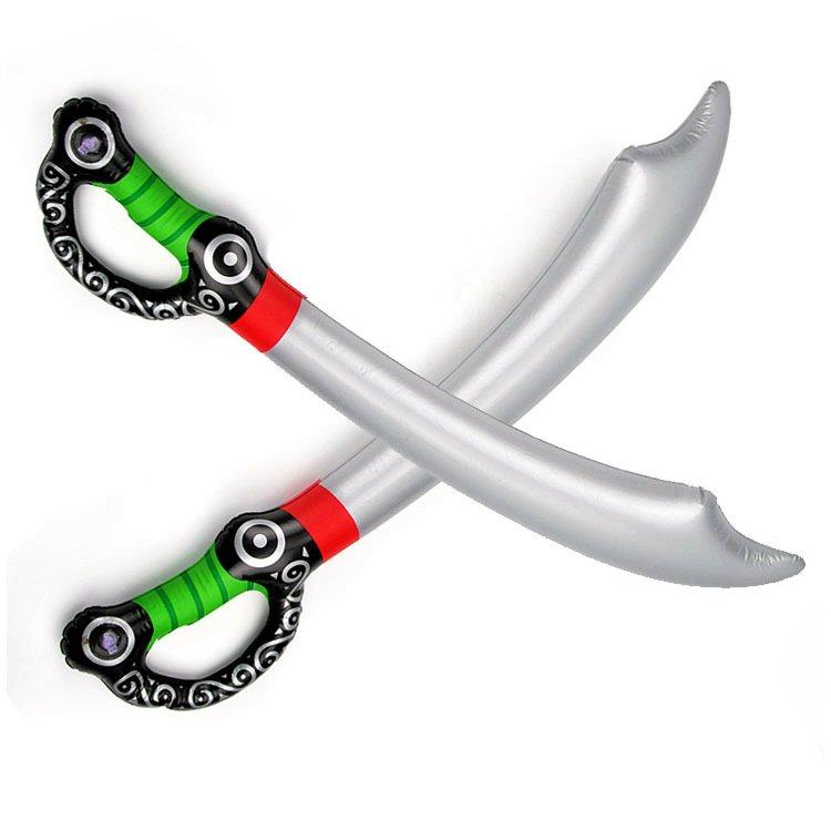 [USD 4.33] Inflatable Toy Knife Pirate Knife Simulation Weapon Activity ...