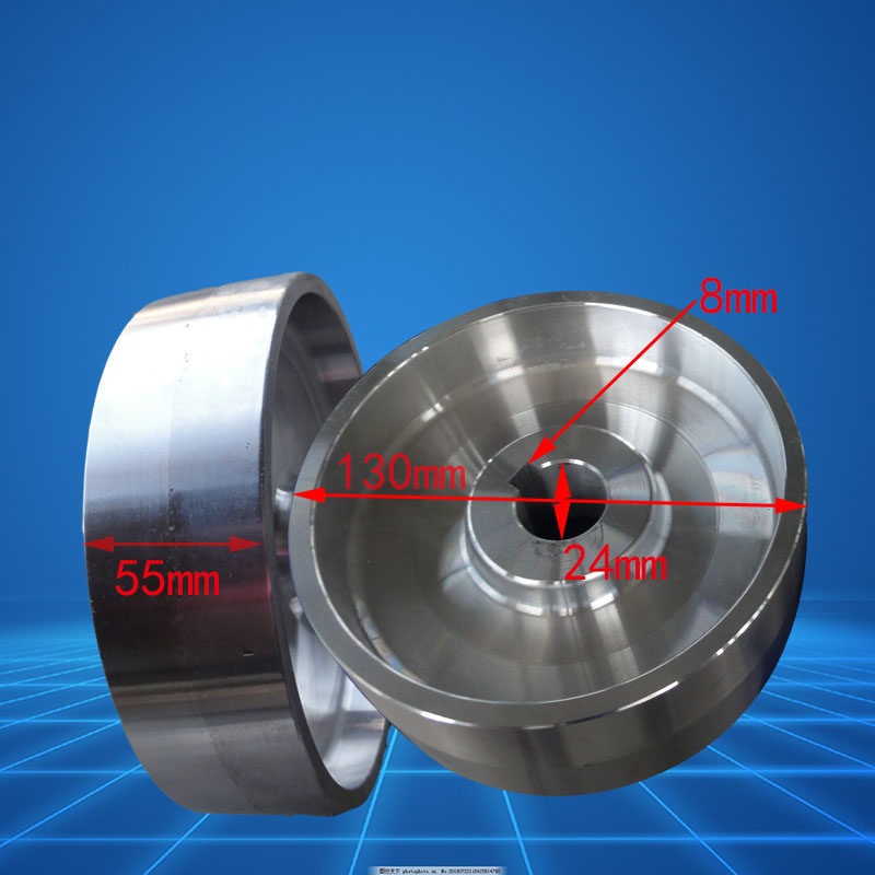 [USD 33.39] DIY Sandbelt Machine Rubber Wheel Active Wheel Motor ...