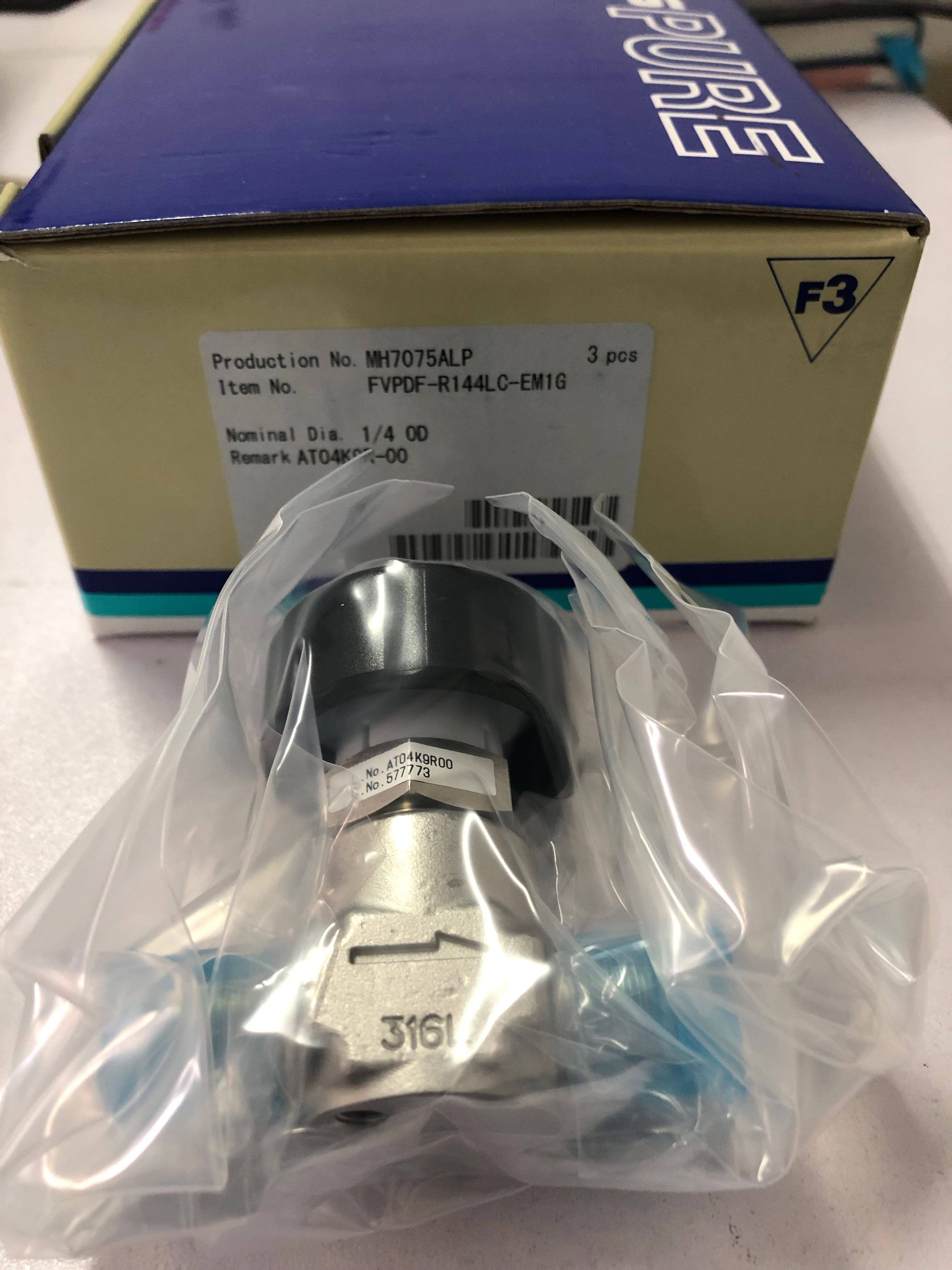 Fujikin Fujikin 1 4 MVCR manual low pressure diaphragm valve FVPDF ...