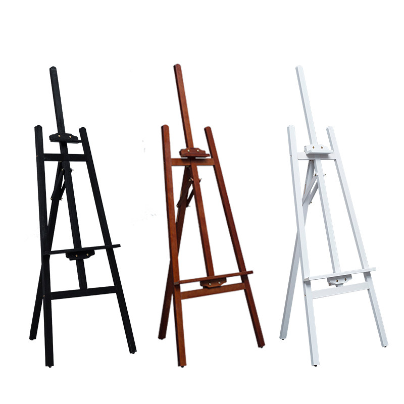 [USD 27.50] Wooden Drawing Rack Baked Paint Display Rack Floor Standing ...