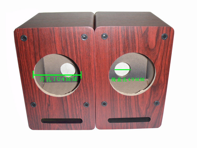 [USD 35.16] 5-inch empty box Wooden box Passive speaker speaker speaker ...
