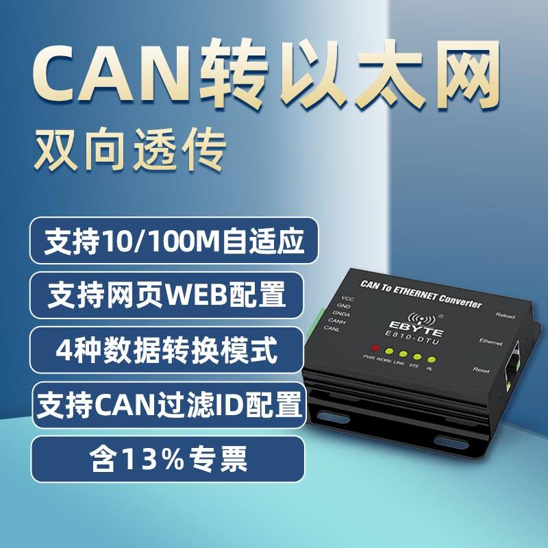 CAN to Ethernet Port CAN Bus Protocol to Network Bidirectional ...