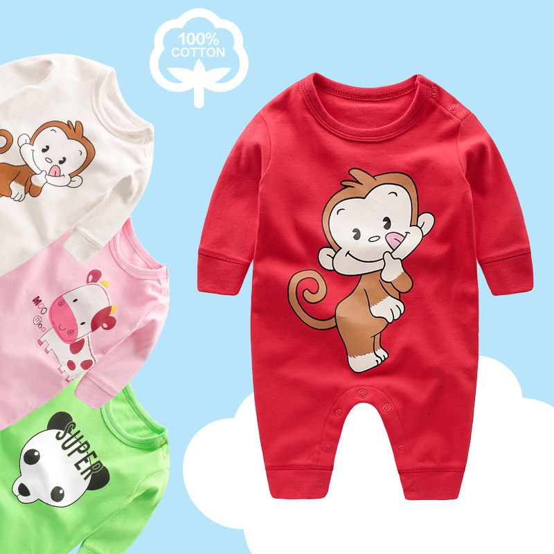 Web red baby clothes pure cotton long sleeved clothes spring clothes ...