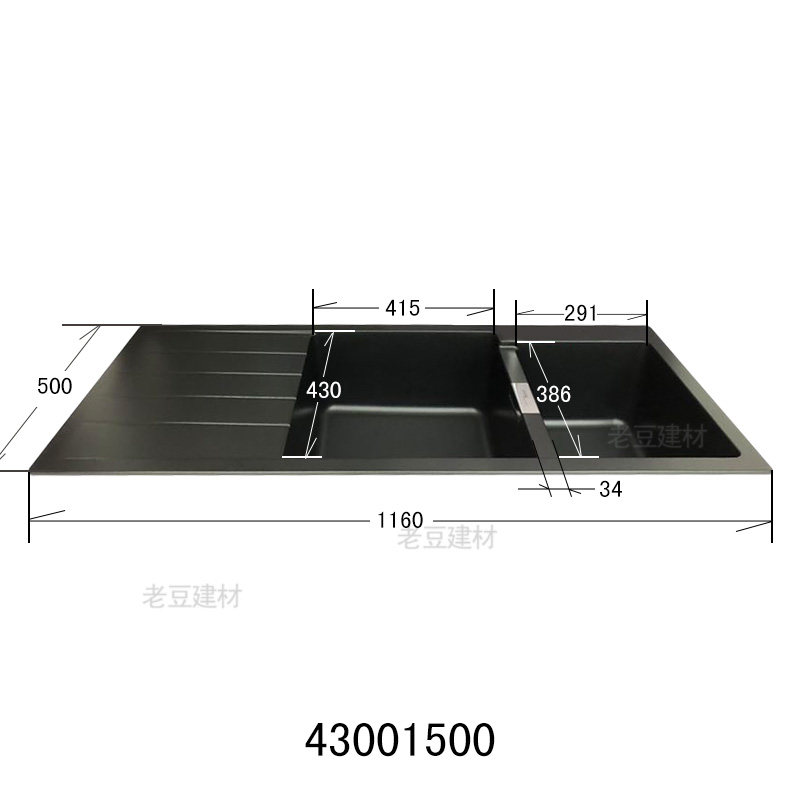 汉斯格雅水槽43001100 43001200 43001300 43001500搭配厨房龙头-Taobao