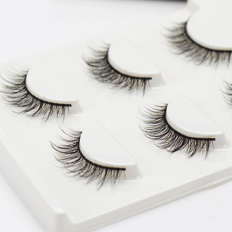 3d false eyelashes: natural, tapered, and curled for a realistic lift ...