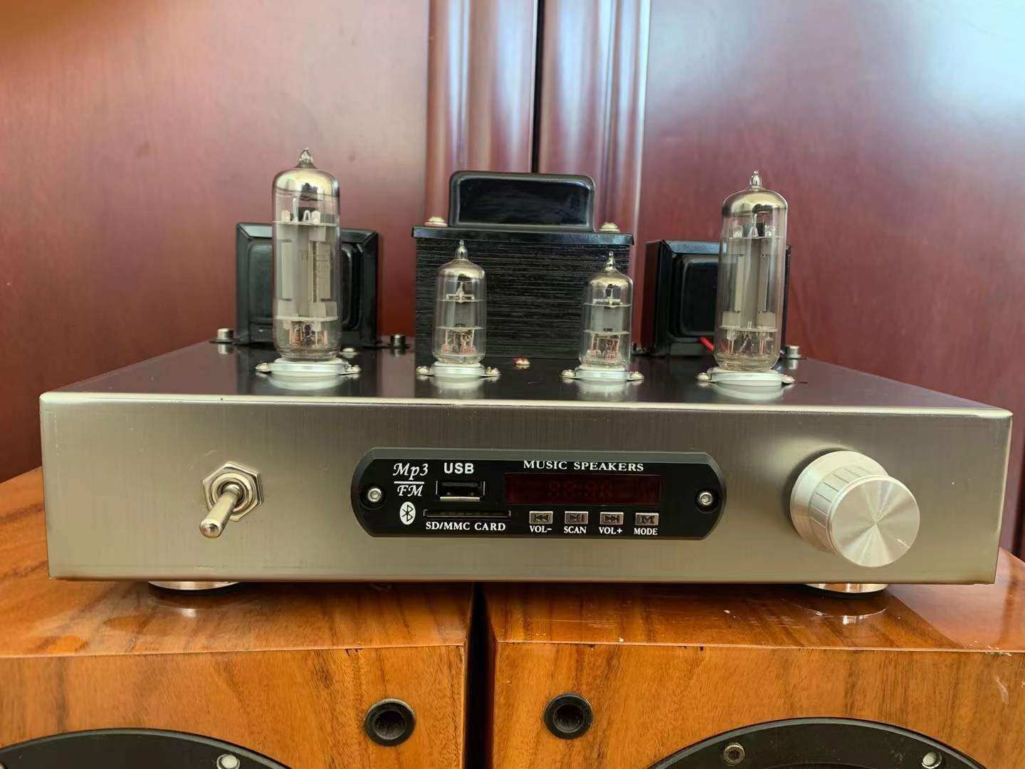 藍牙款6C19膽機真空管 銀線手工搭棚音色飽滿好