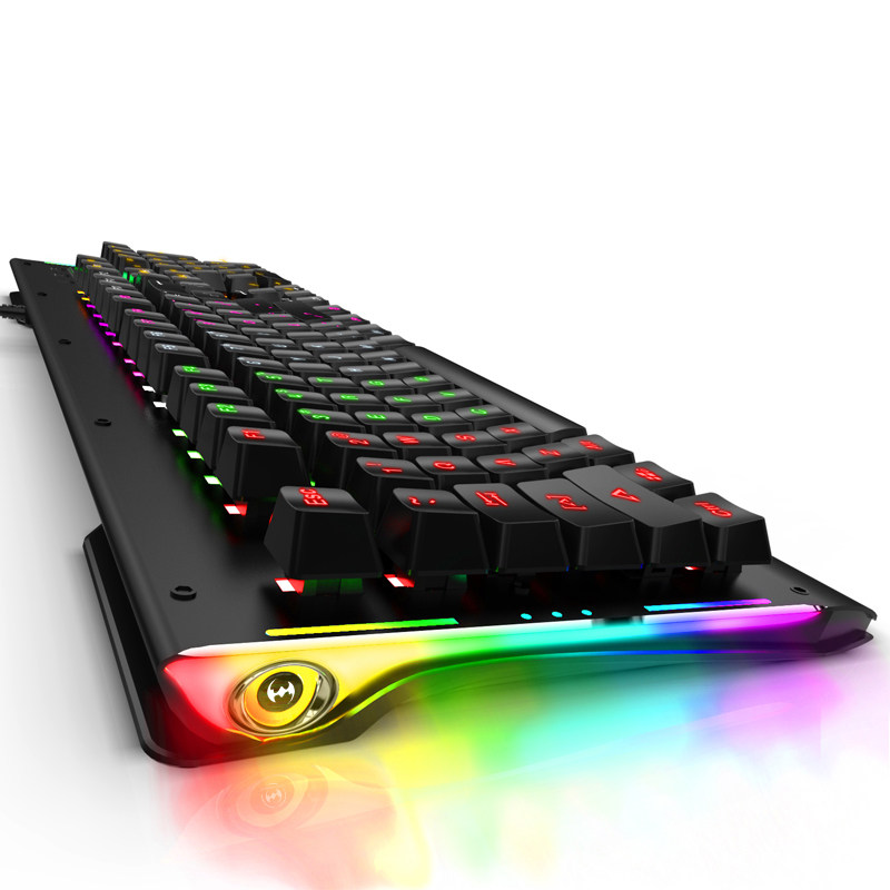 Bat Knight BK188 game mechanical keyboard blue axis black axis black ...