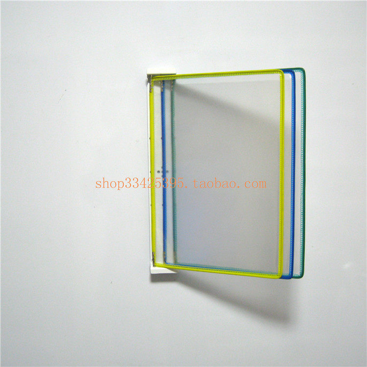 3-page SOP display stand Standard operation instruction book Wall ...