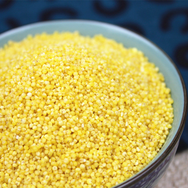 Yellow millet New farmer millet porridge small yellow rice Baby rice ...