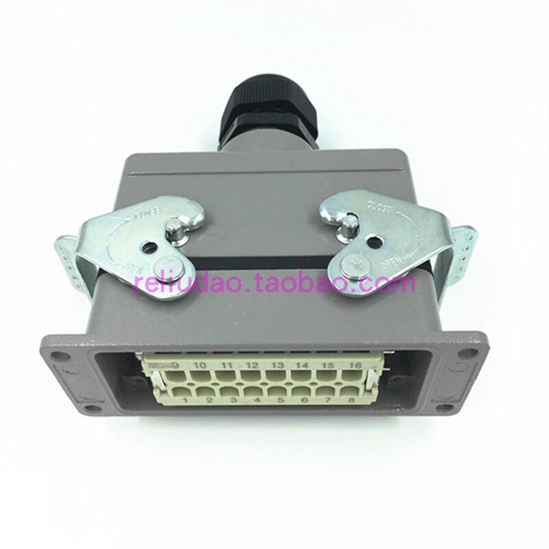 [USD 9.23] HARTING connector 09330162601 core Han-16E-M-s originally ...