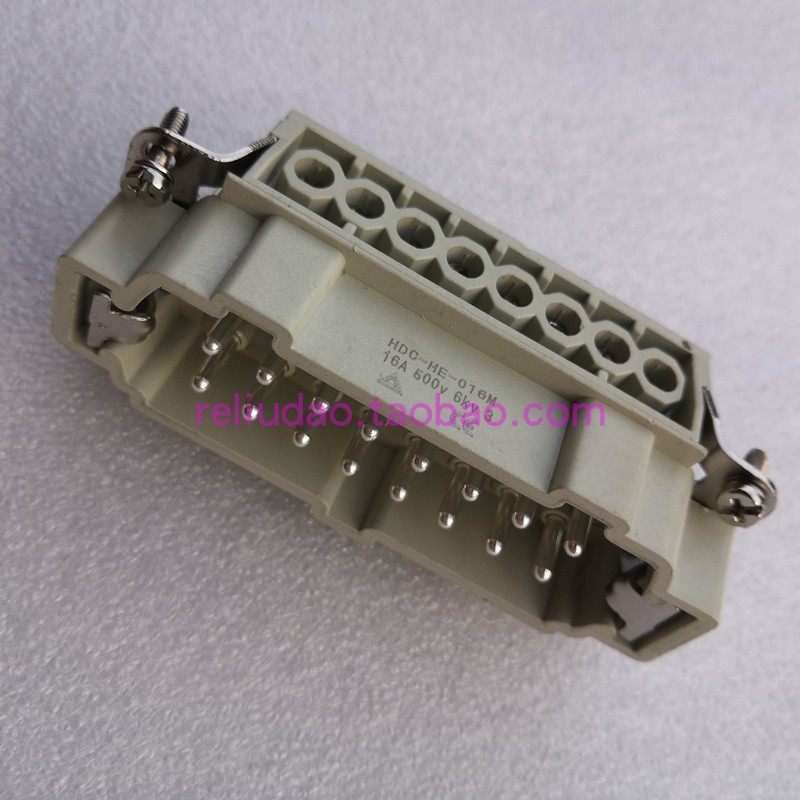 [USD 9.23] HARTING connector 09330162601 core Han-16E-M-s originally ...