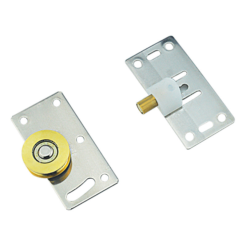 [USD 5.74] Stainless Steel Roller Bearing Copper Recessed Wheel Guide ...