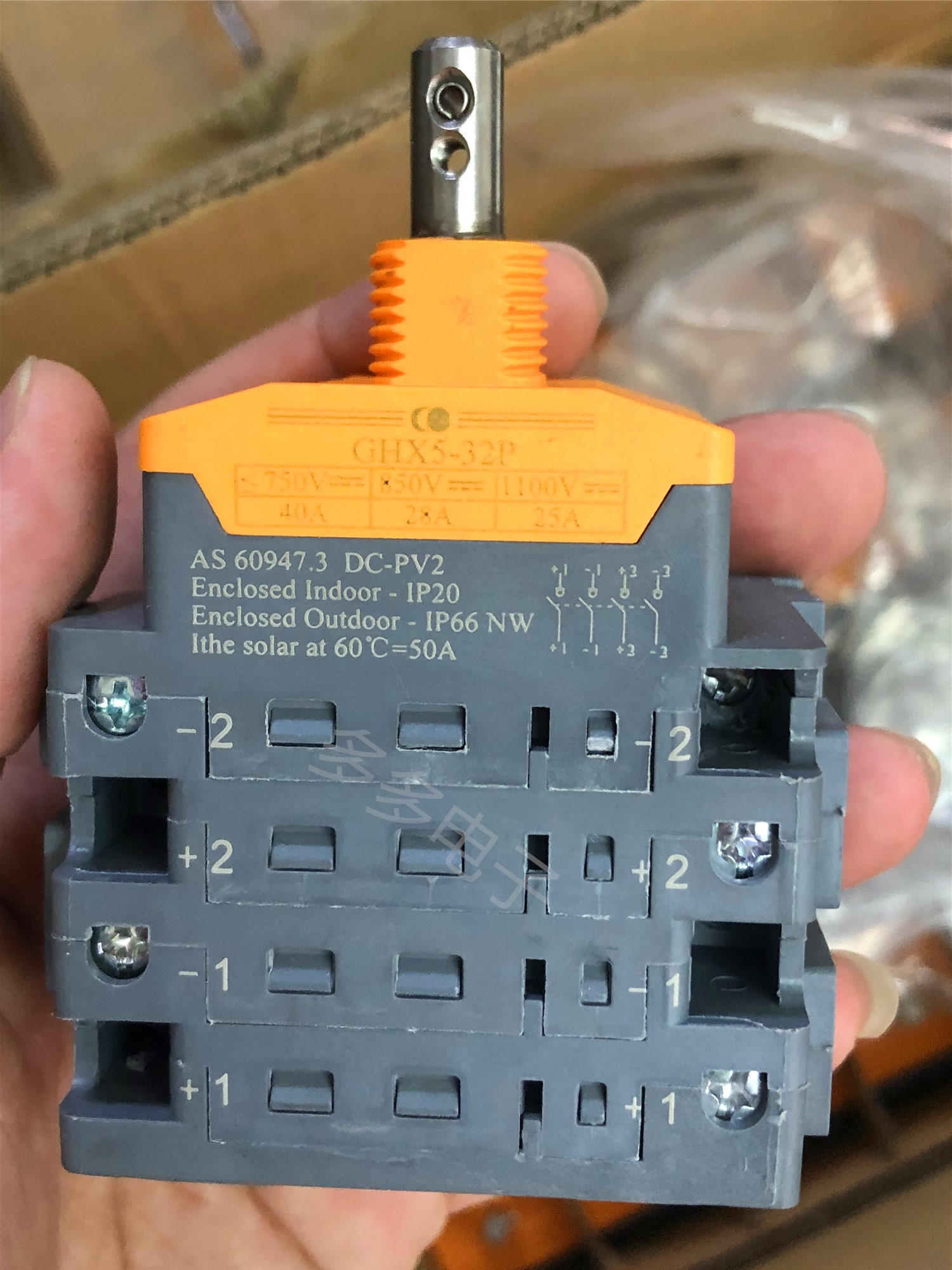 GHX5-32P 4P 25A 1000V微型断路器 隔离开关 原装进口