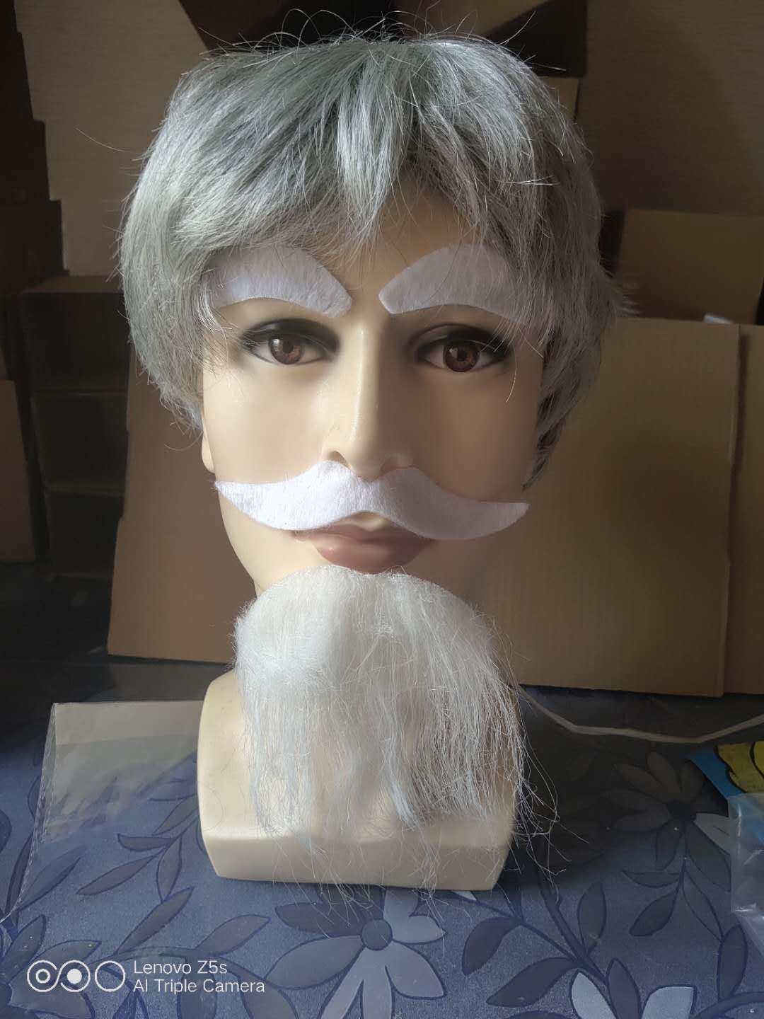 Performance Props Performance Beard Eyebrows Fake Beard Men's Funny ...