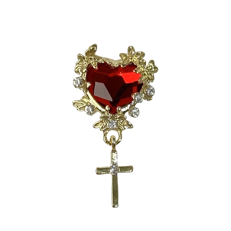 赛博朋克少女必备！这颗钻石吊坠美甲，让你指尖发光到炸裂🔥_美甲工具_淘宝美妆网