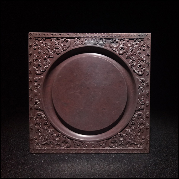 Zhaoqing Songkeng Duanyan Inkstone Original stone Natural Baifu Square ...