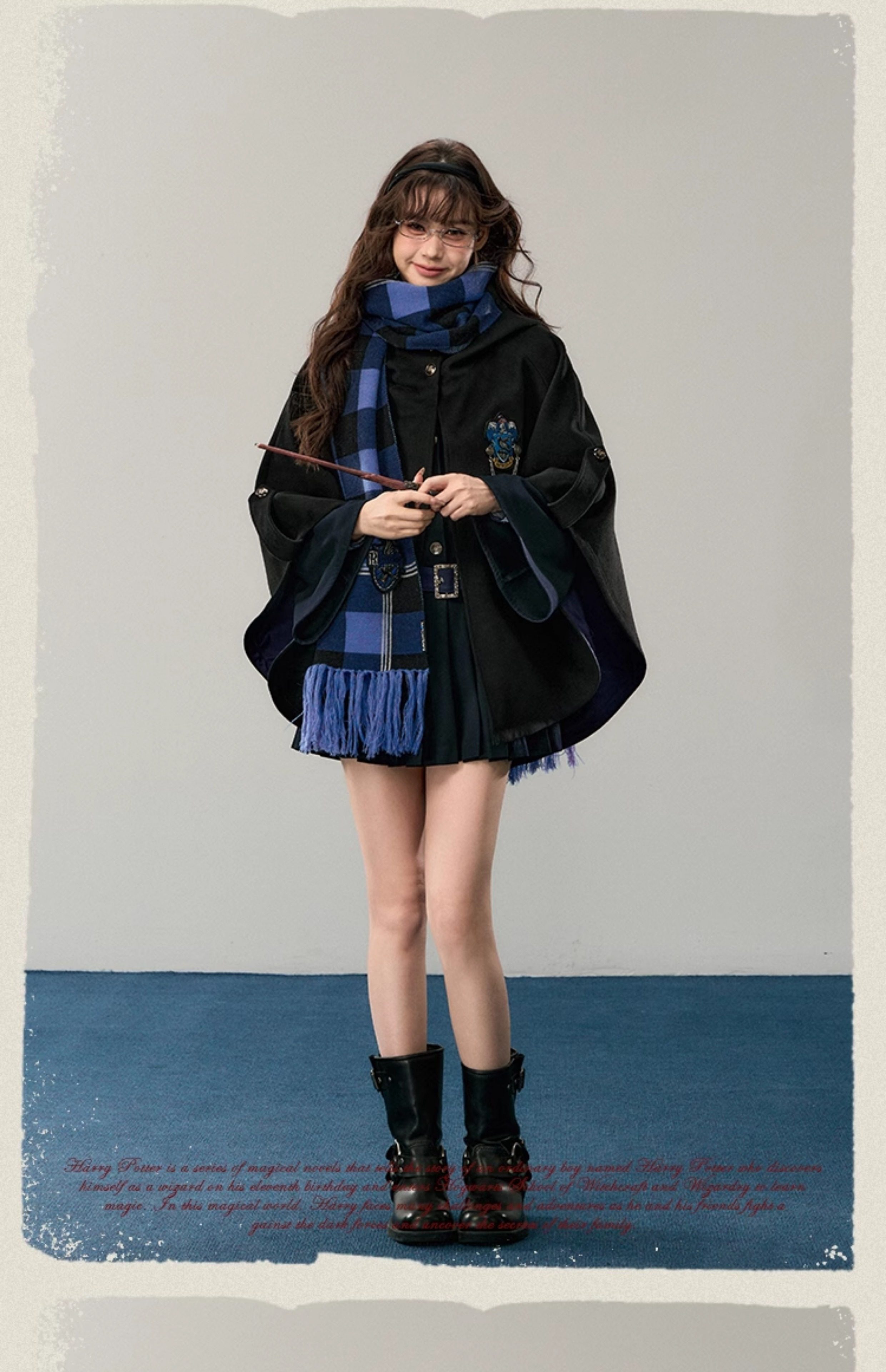 [Kyouko House] Harry Potter Genuine Co-branded Hooded Woolen Loose ...