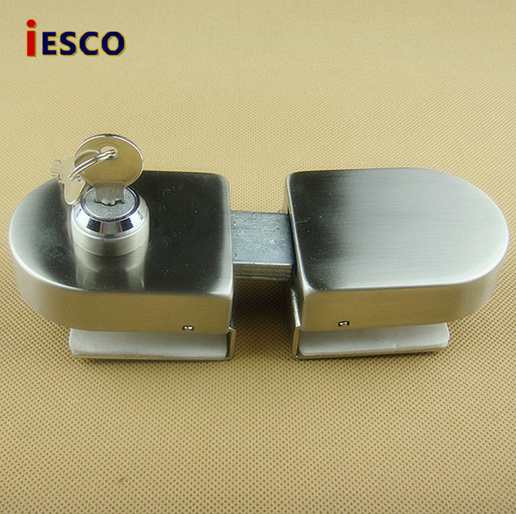 [USD 17.19] Stainless steel glass door lock Round glass door lock Glass ...