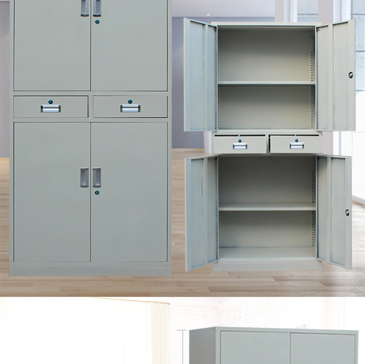 文件柜铁皮柜钢制文件柜大器中二斗内保险文件柜档案柜资料柜加厚-阿里巴巴