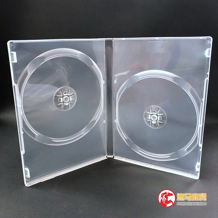 光盘盒 单片装 蓝光 cd盒dvd盒 塑料盒 光碟盒子 双片装 透明cd壳-阿里巴巴