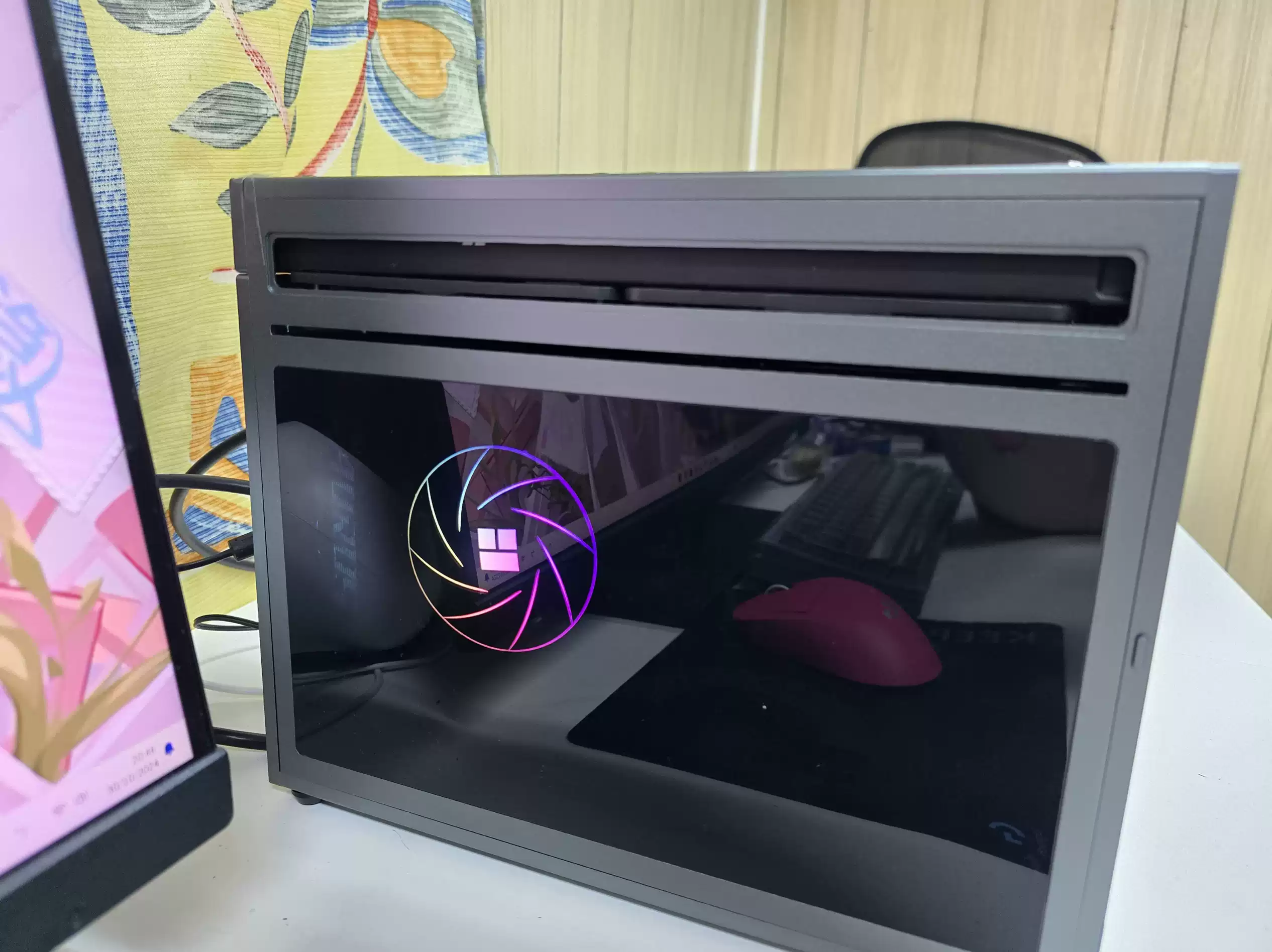 ForMd A2 ITX机箱铝合金CNC设计侧透侧板迷你机箱 ARGB神光同步星空灰极夜黑选择