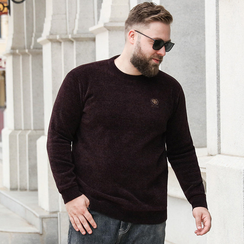 Yum Fox large size men's winter clothes long sleeve plus velvet thick ...