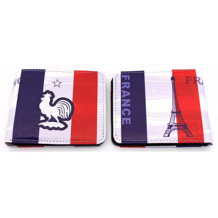 [USD 10.41] Football team logo wallet star World Cup Real Madrid Barca ...