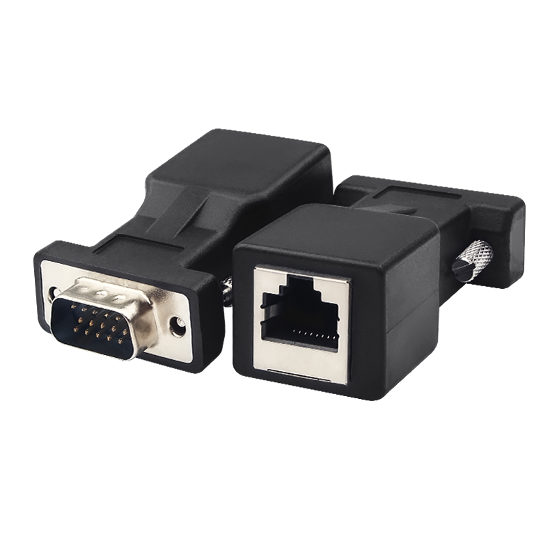 VGA to RJ45 Adapter Network Cable - VGA Network Cable Connector Monitor ...