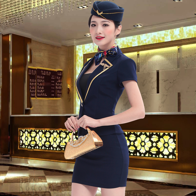 [USD 83.19] New KTV Princess Bar Night Field Flight Attendant Uniform Spa Foot Massage ...