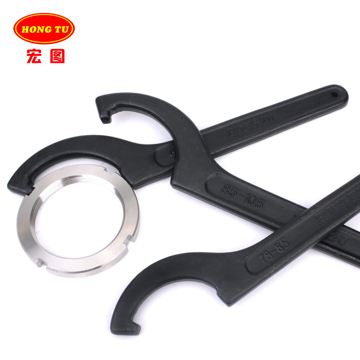 Crescent wrench Hook round nut wrench Bearing wrench Water meter cover ...