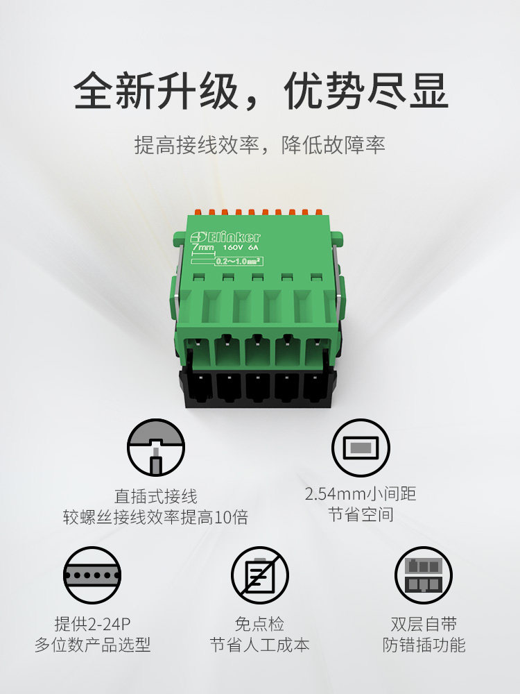 高密度免焊接线端子联捷LC880+LC88-2.54mm对插公母连接器接插件-阿里巴巴