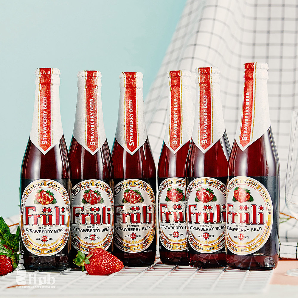 [USD 50.54] Belgian Imported Fleury Strawberry Fruit Flavor Beer Fuli ...