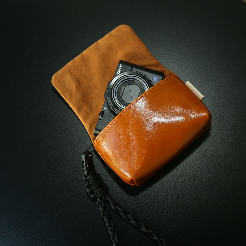 小众精品！佳能G7X3理光GR3索尼RX100相机伴侣——口袋里的牛皮套真皮袋-数码相机包-淘宝好物网