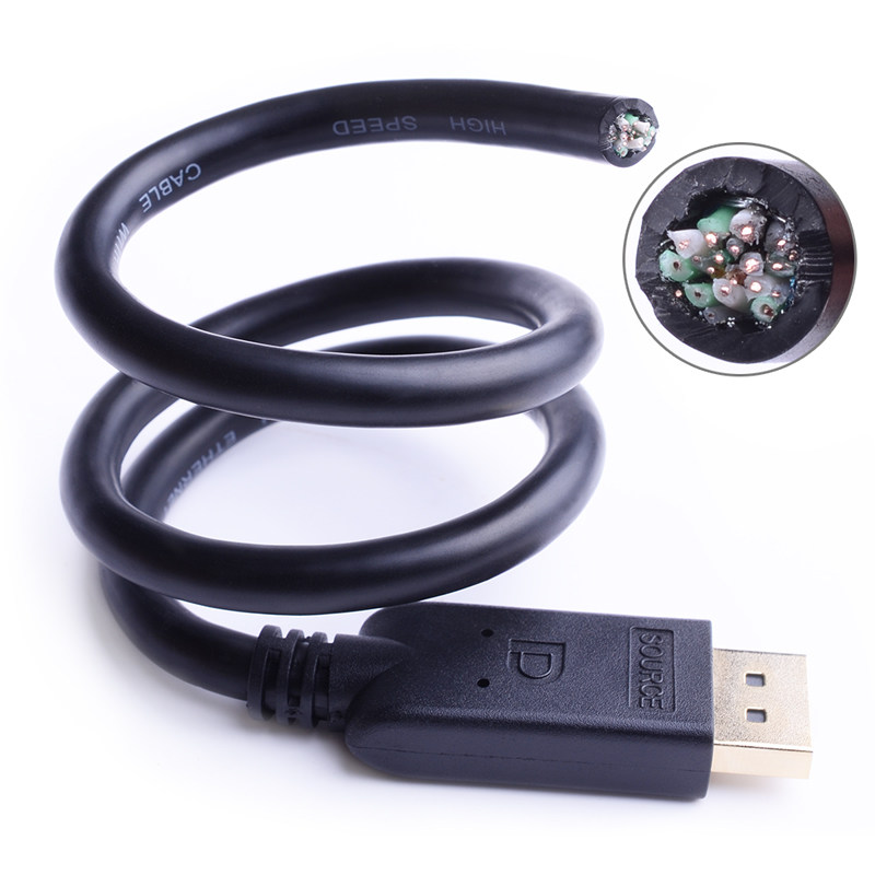 Mediatek DP cable male-to-male 4K with adapter cable 1 2 HD displayport ...