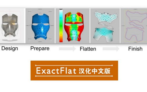 曲面展开摊平插件 ExactFlat 1.7 for Rhino 中英文版 Exact Flat