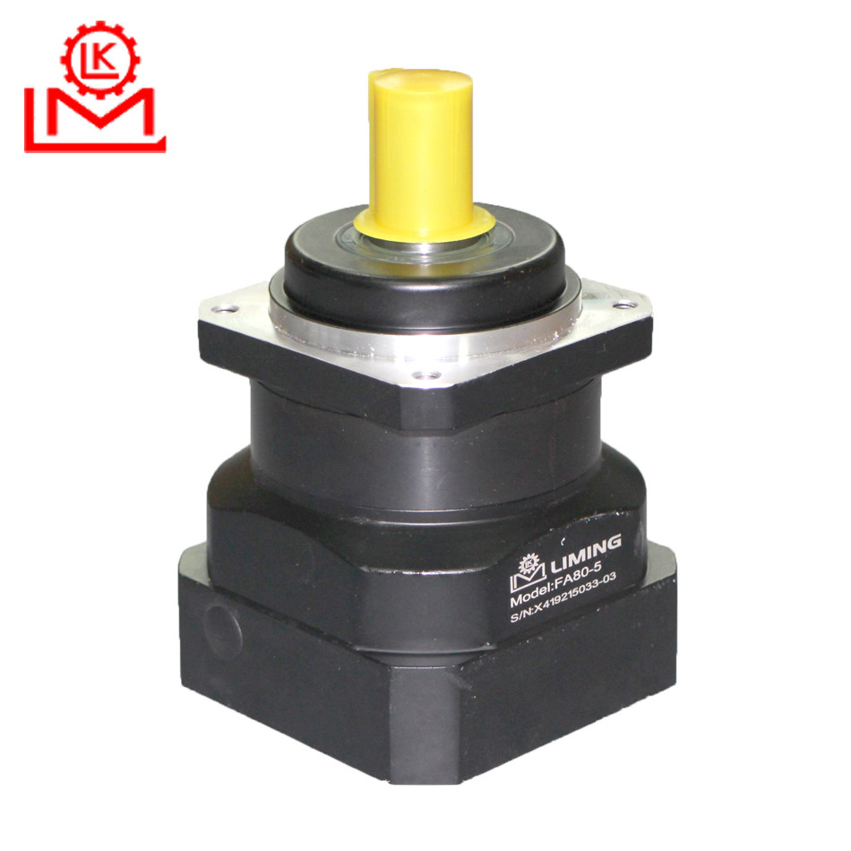 台湾利明牌高精密行星减速机FA系列FA80-10-19马达齿轮箱立式安装-Taobao