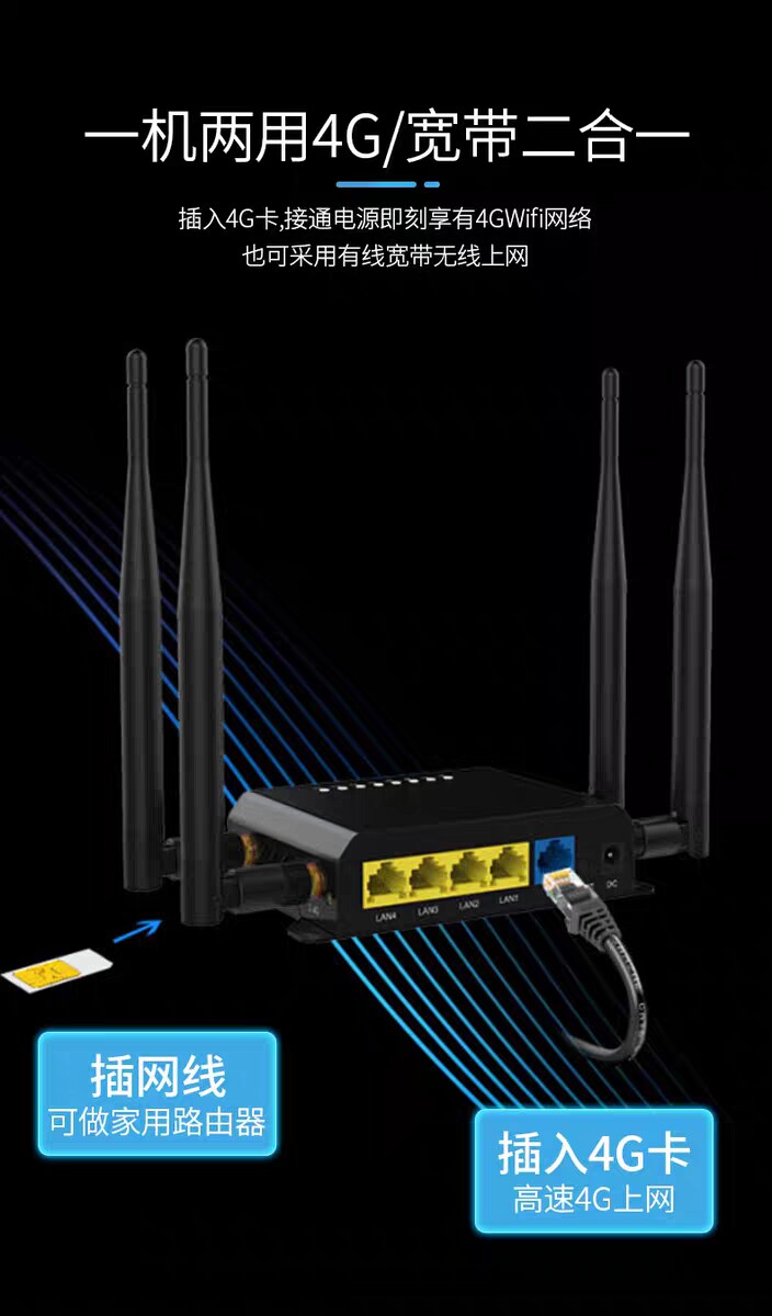 ZBT智博通WE826-Q：全网通4G路由器，让你随时随地享受高速网络！-全屋覆盖路由器-淘宝好物网