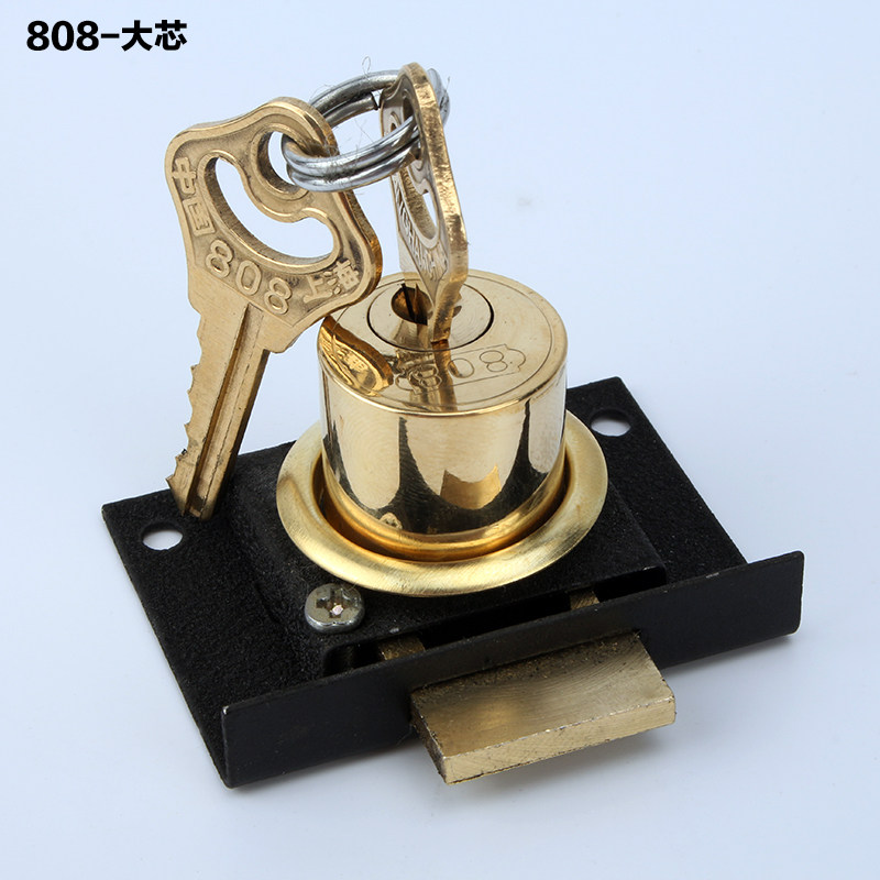 [USD 6.40] Old-fashioned drawer lock desk file locker locker locker ...