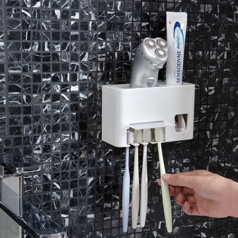 Buy Fully automatic punch-free squeeze toothpaste set creative ...