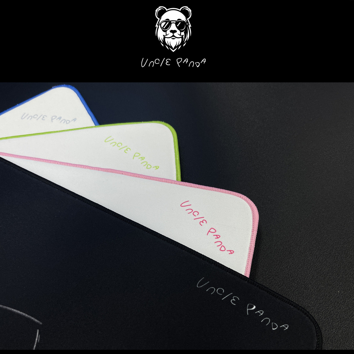霓系列特别版大尺寸滑鼠垫 490x420mm专业设计 Uncle Panda出品