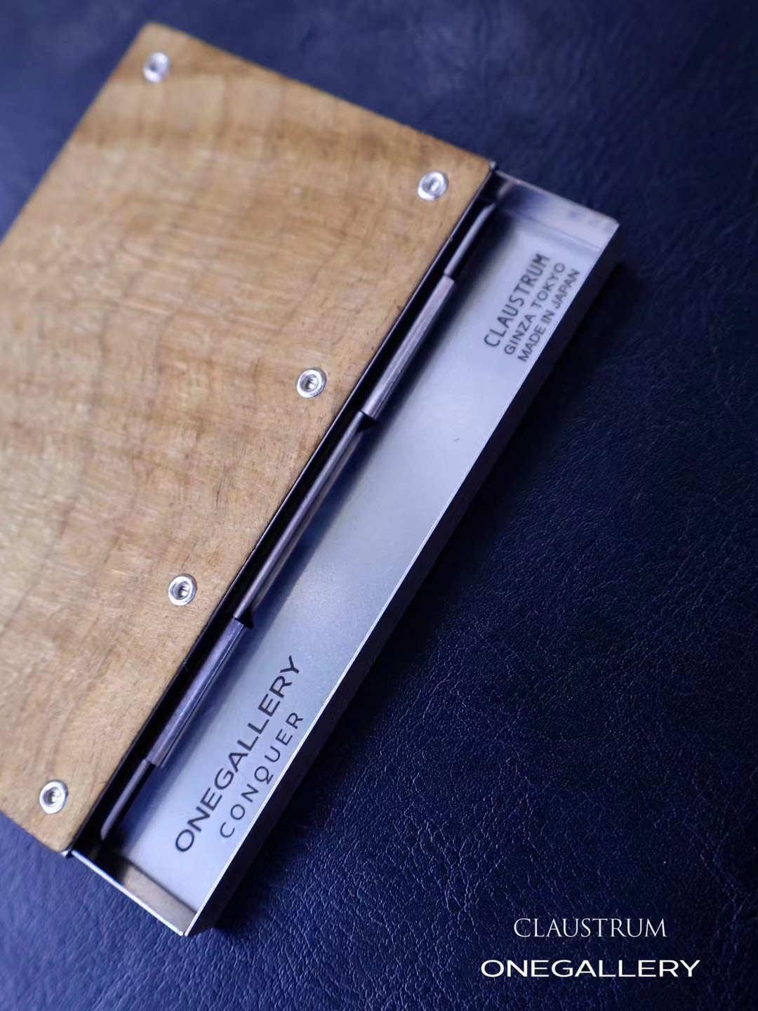 CLAUSTRUM X ONEGALLERY联名金丝楠木卡包，名片盒的独特魅力🔍-卡套/卡包/钱包-淘宝好物网