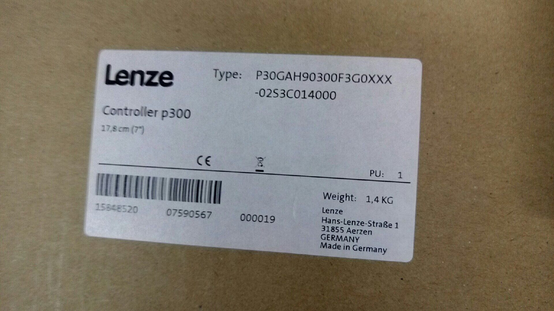 全新原现LENZE伦茨P300触摸屏P30GAH90300F3G0XXX-02S3C014000-淘宝Taobao | 天猫Tmall