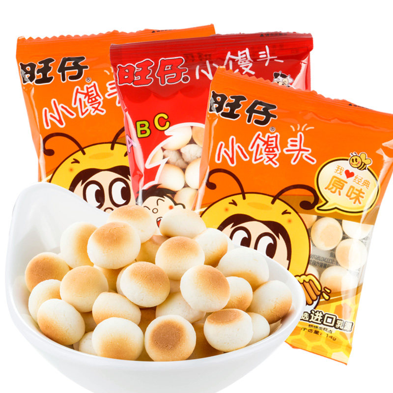 [USD 6.85] Momo Momo Bun 30 Bags Original Milk Flavored Kids Cookies ...